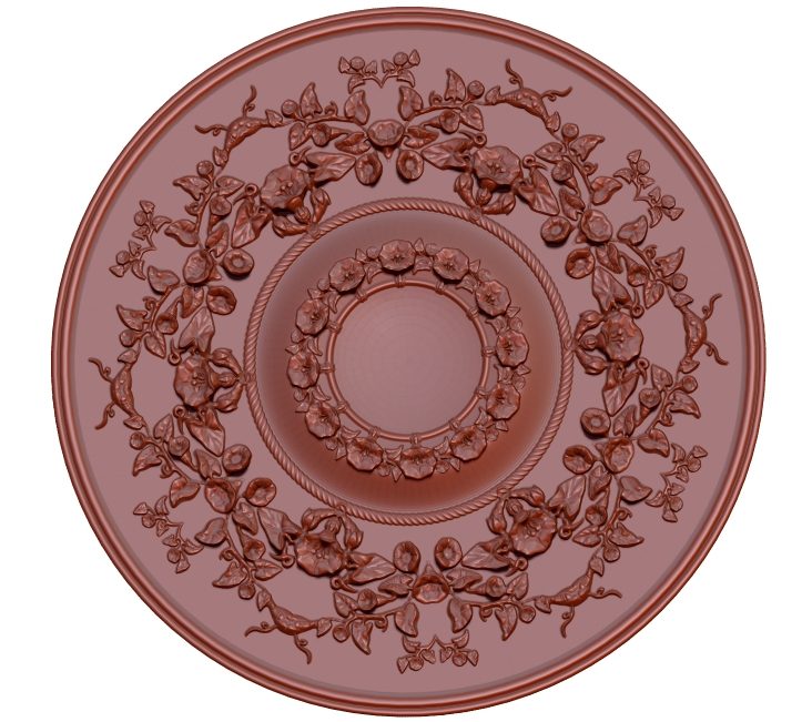 Circular Design For CNC Wood Carving 3D STL file free Download – A000191