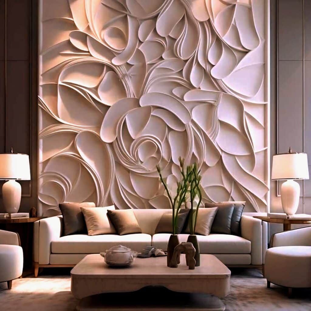 Elegant 3D Wall Panel Design for CNC Router Carving - CNC Design Hub